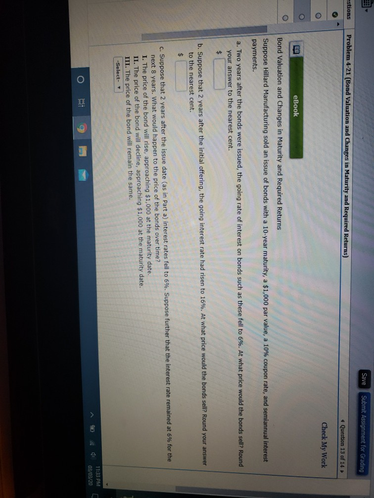 Solved Save Submit Assignment for Grading estions Problem | Chegg.com