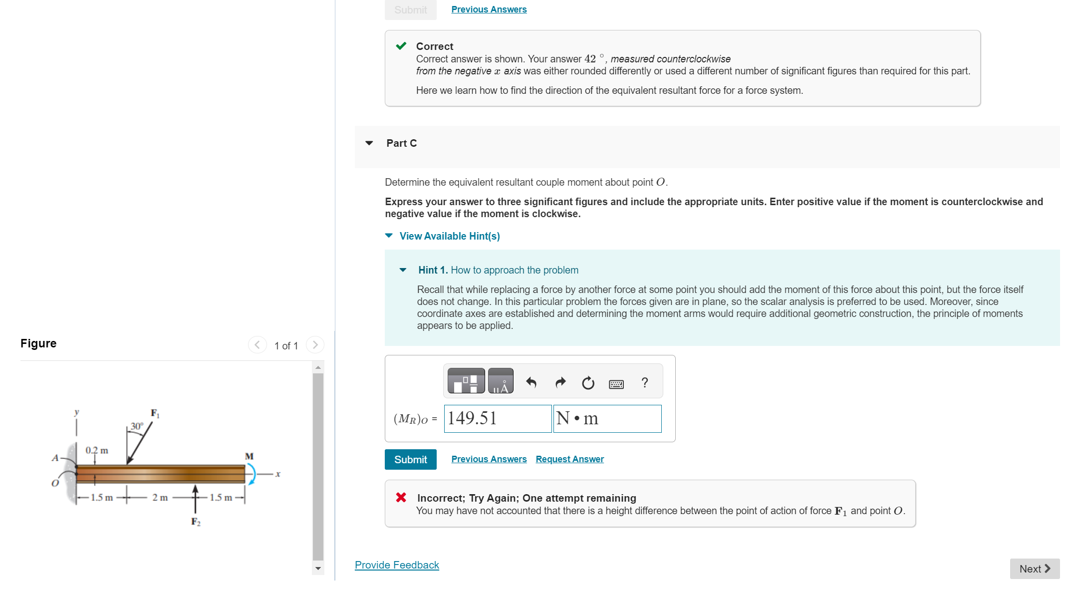 Solved Problem 4.109 - Enhanced - with Hints and Feedback | Chegg.com