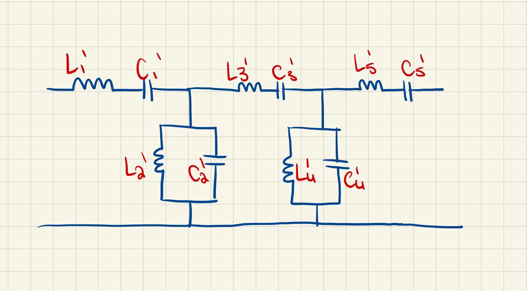 Solved Please convert the following lumped element circuit | Chegg.com