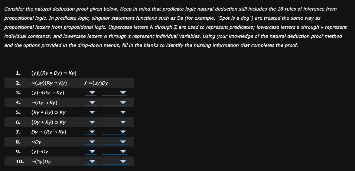 Solved Consider the natural deduction proof given below. | Chegg.com
