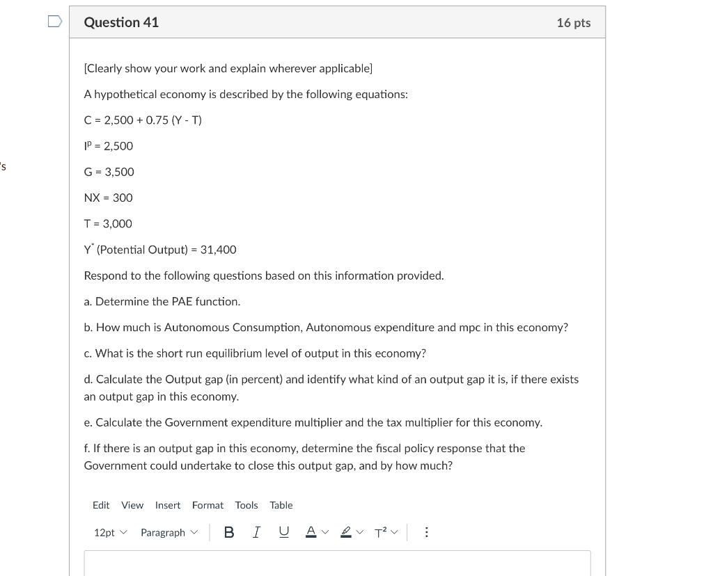 Solved [Clearly show your work and explain wherever | Chegg.com