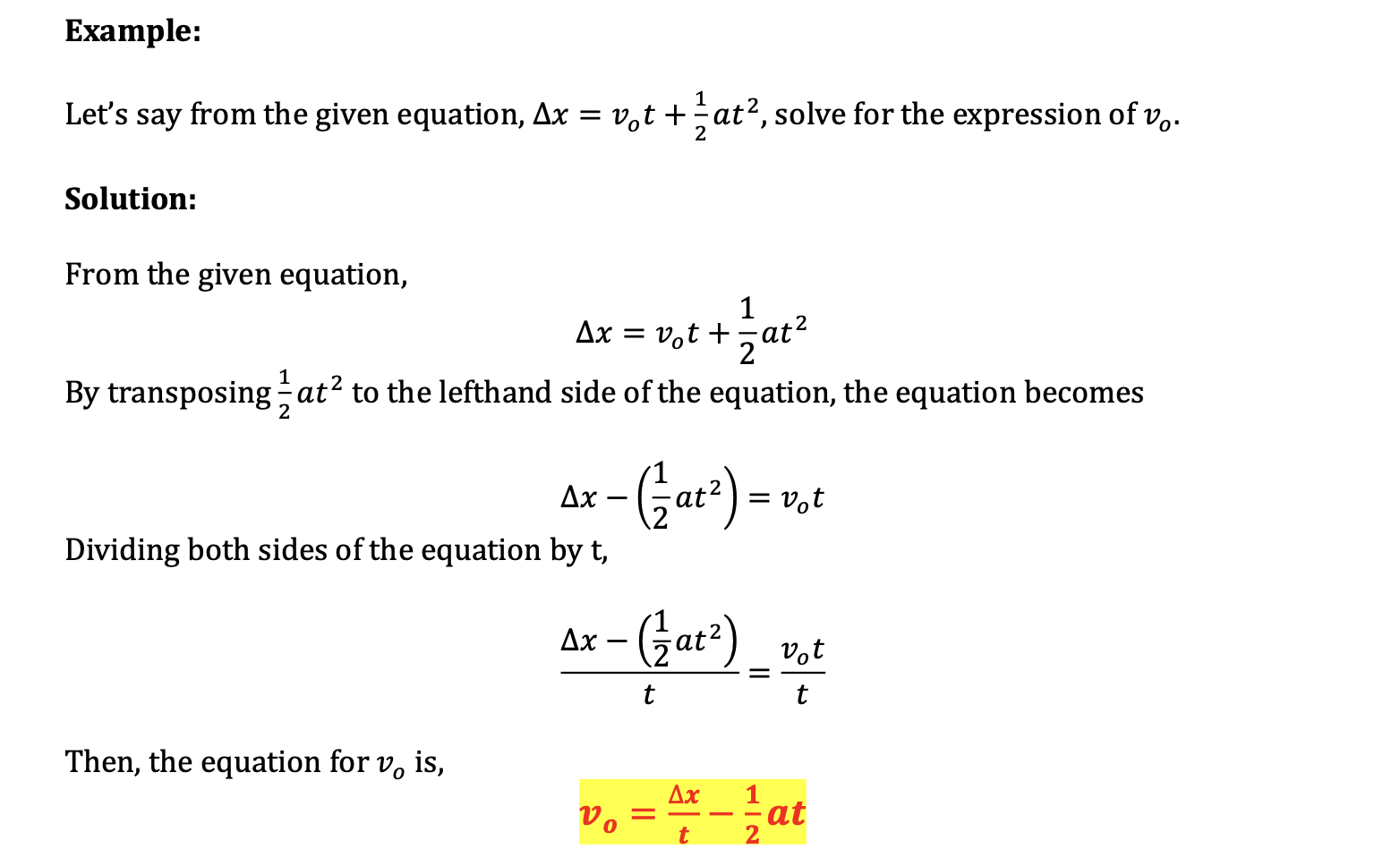 Solved Direction: Apply basic mathematical methods when | Chegg.com