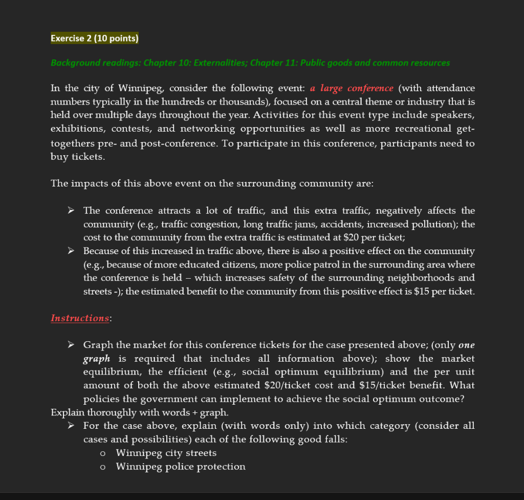 Solved Exercise 2 (10 points) Background readings: Chapter | Chegg.com