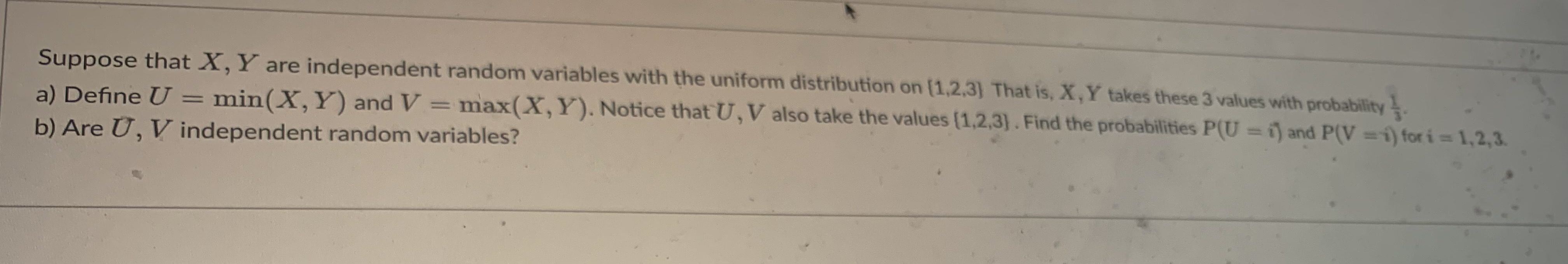 Suppose that X,Y are independent random variables | Chegg.com