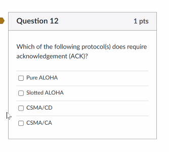 Solved Which of the following protocol(s) does require | Chegg.com