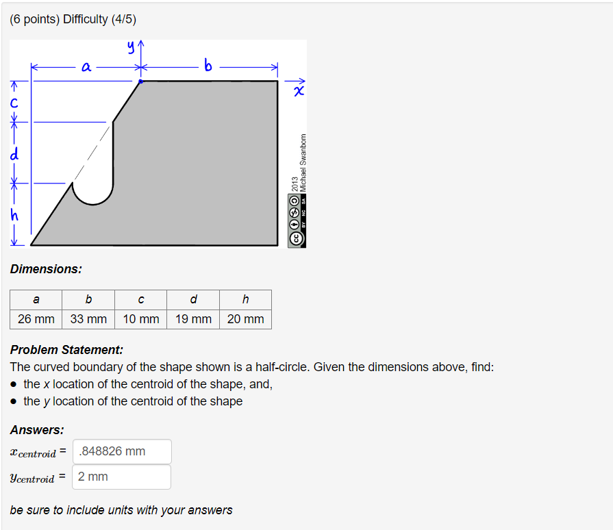Solved (6 points) Difficulty (4/5) Dimensions: Problem | Chegg.com