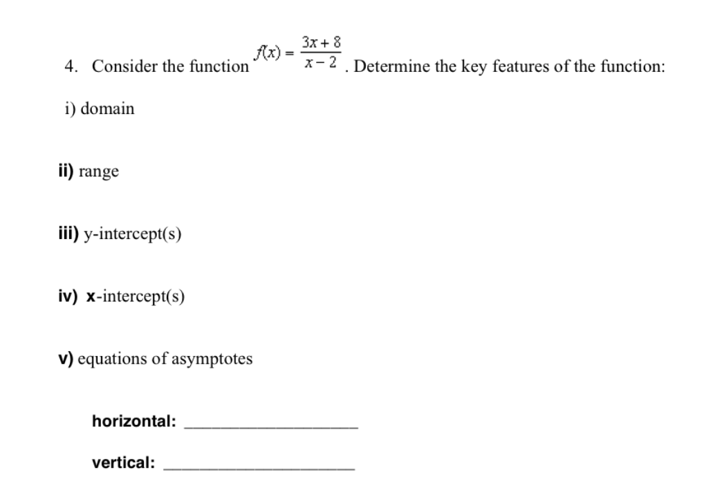 Solved Consider The Function F X 3x 8x 2 ﻿determine The