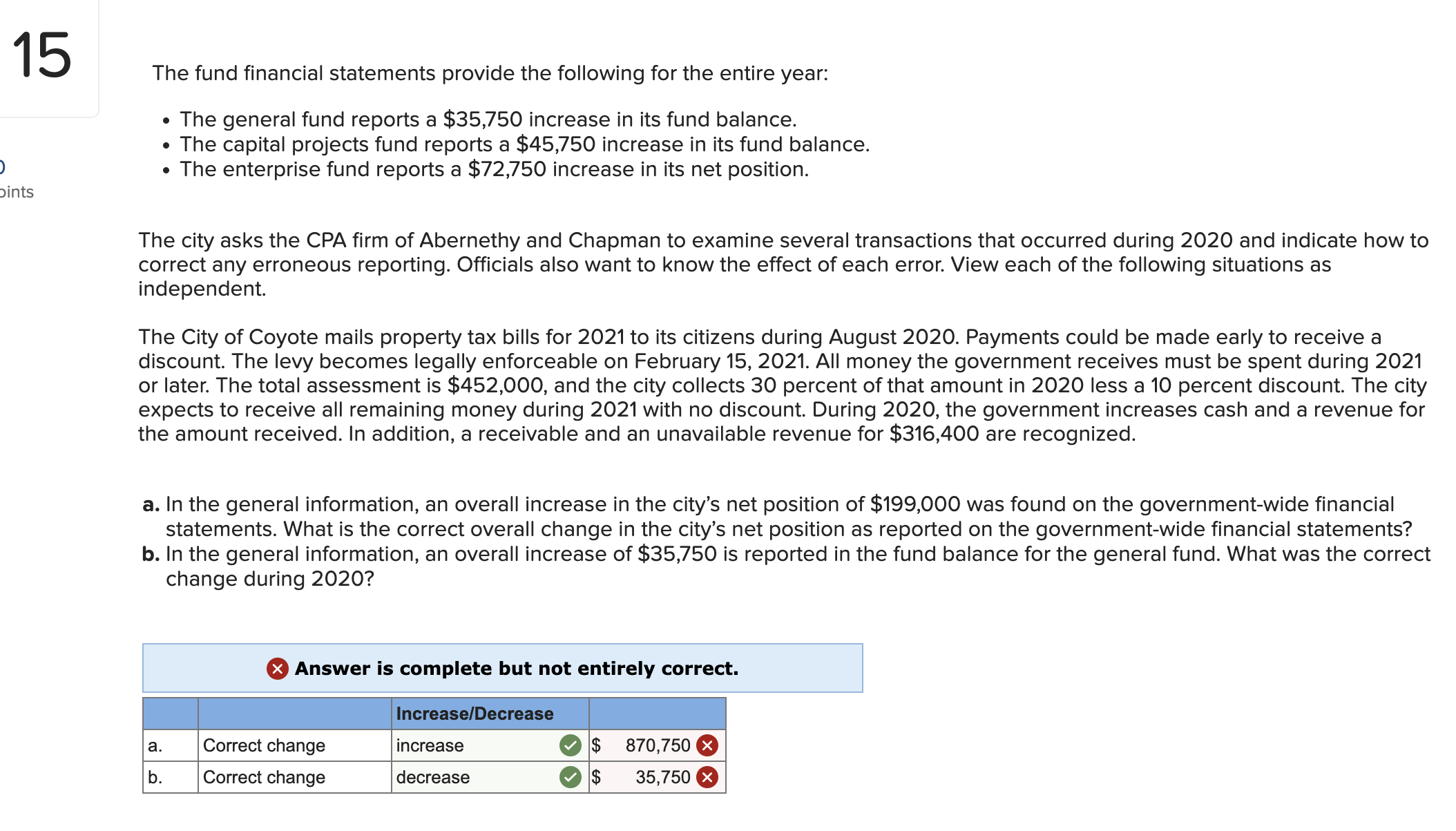 Solved The fund financial statements provide the following | Chegg.com Solved The fund financial statements provide the following | Chegg.com