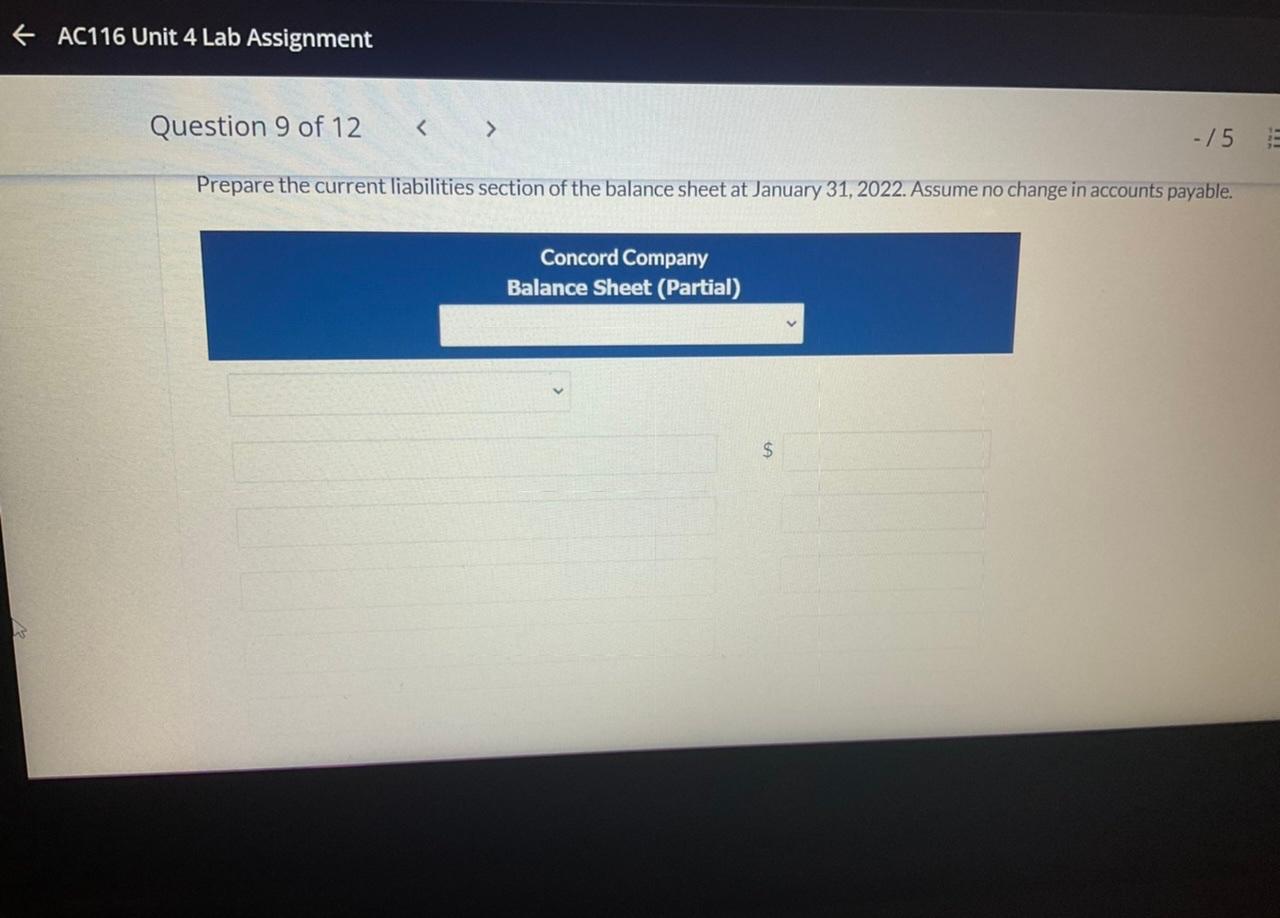 [Solved]: C116 Unit 4 Lab Assignment Question 9 of 12 -15