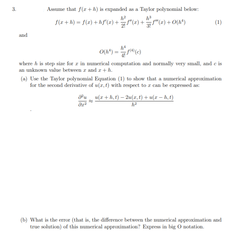 Solved NUMERICAL ANALYSIS CLASS. For reference: Elementary | Chegg.com