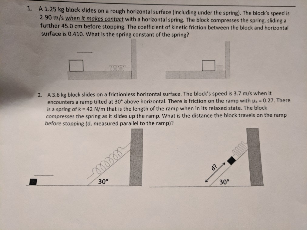 Solved I have to use the conservation of energy and draw a | Chegg.com