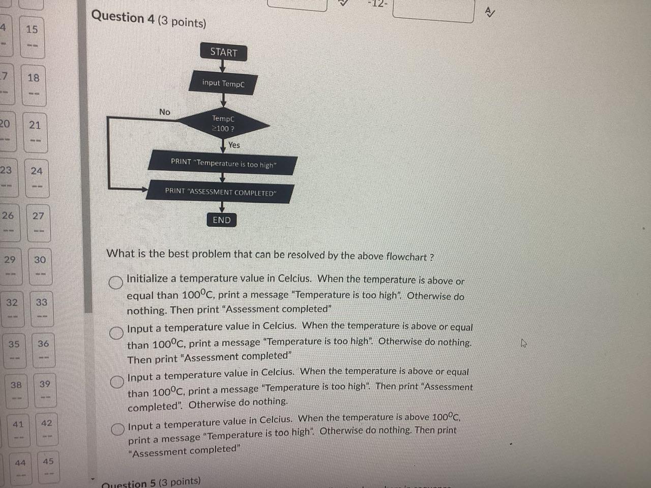Solved Question 4 (3 points) What is the best problem that | Chegg.com