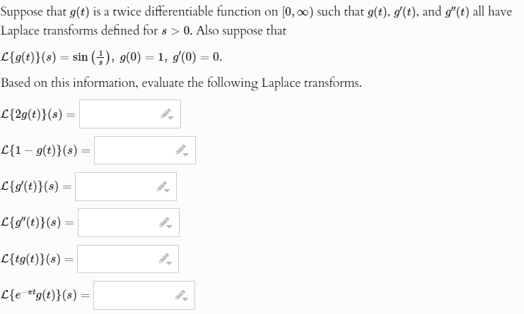 Solved Suppose that g(t) is ﻿a twice differentiable function | Chegg.com