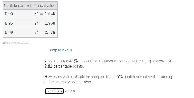 Solved Jump to level 1 A poll reported 41% support for a | Chegg.com