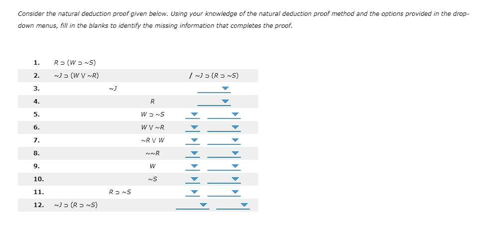 Consider the natural deduction proof given below. | Chegg.com Consider the natural deduction proof given below. | Chegg.com