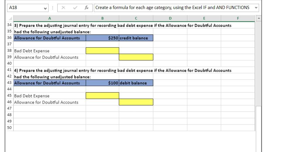 Solved 1. Prepare an aging of accounts receivable and | Chegg.com
