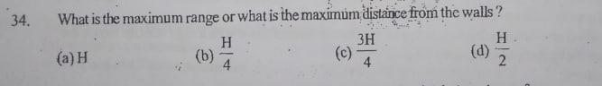 Solved 34. What is the maximum range or what is the maximum | Chegg.com