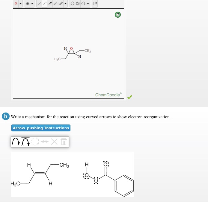 Solved The top shows the product that the two reactants | Chegg.com