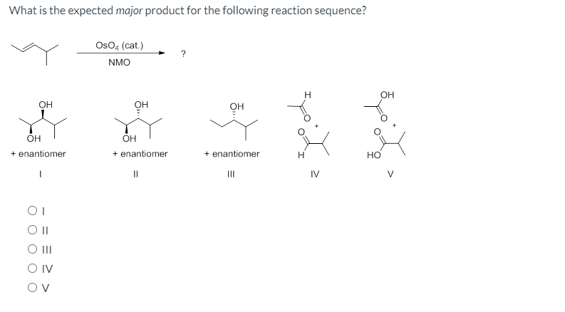 Solved Identify The Structure Of The Expected Major Organic