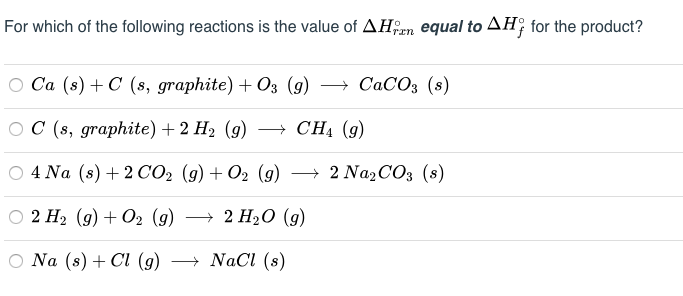 Solved For which of the following reactions is the value of | Chegg.com