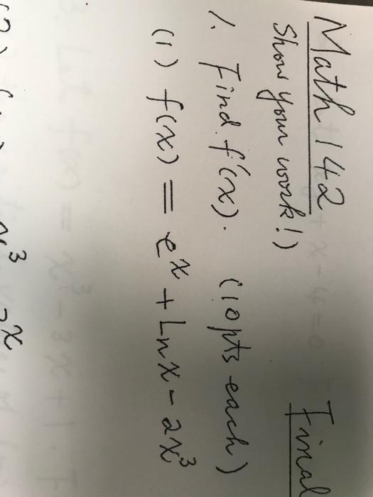 Solved Math 142 3 | Chegg.com