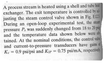 Solved A process stream is heated using a shell and tube | Chegg.com