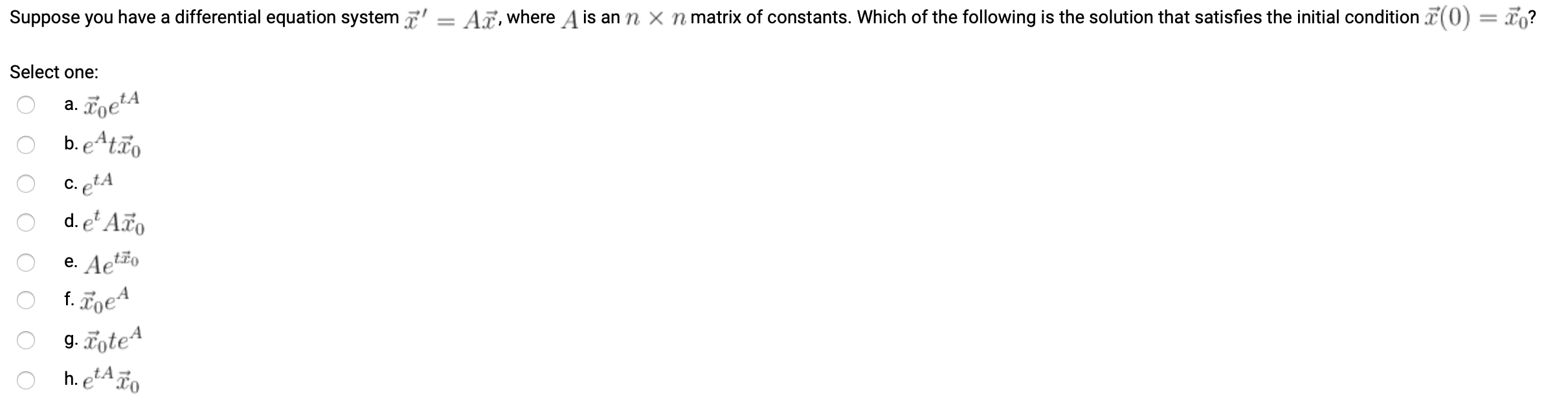 Solved Suppose you have a differential equation system ' = | Chegg.com