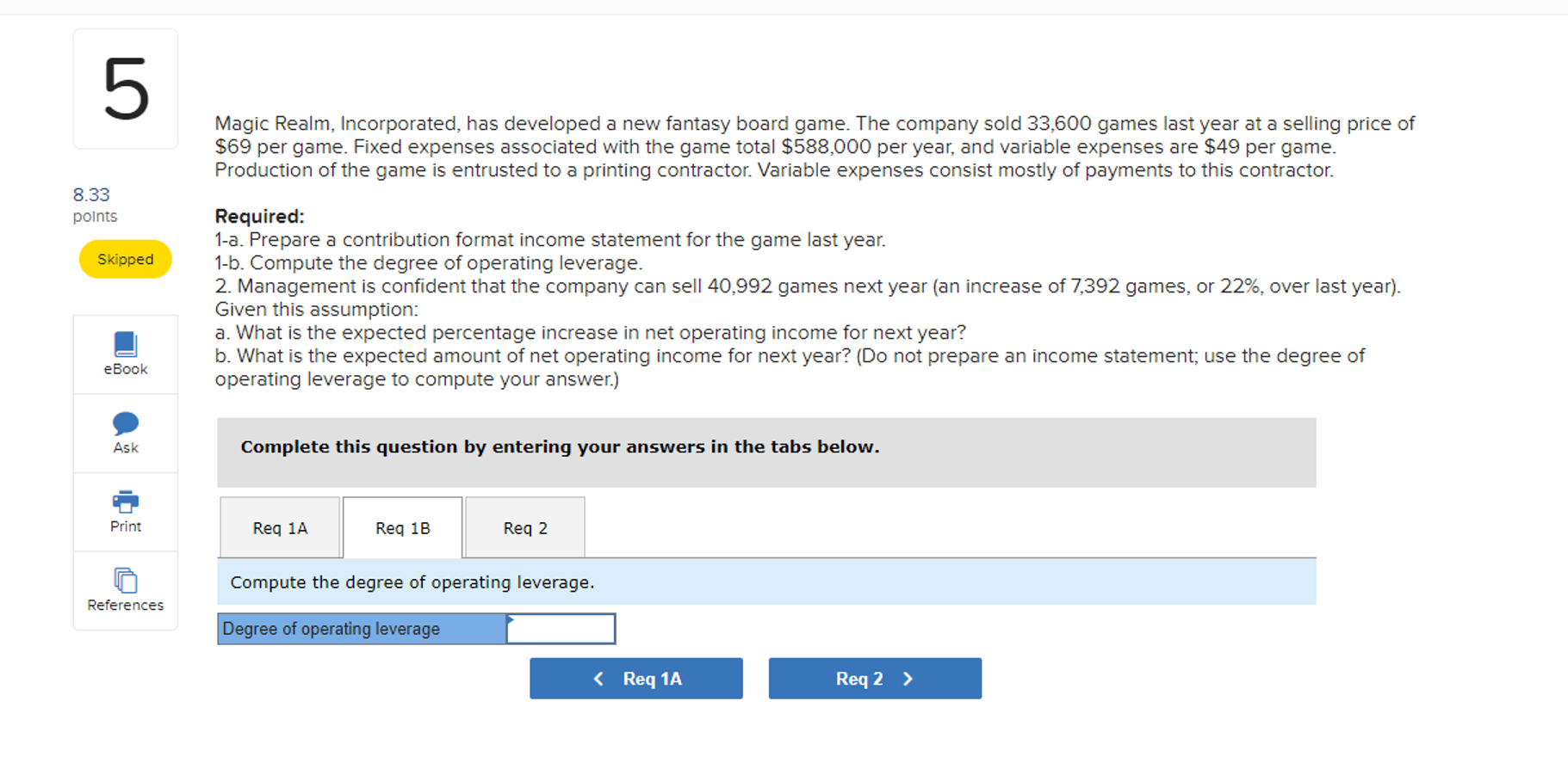 Solved Magic Realm, Incorporated, has developed a new | Chegg.com