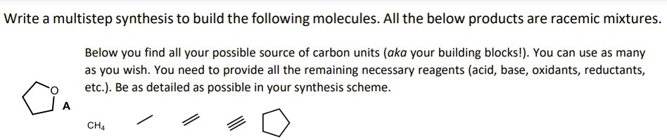Solved Write a multistep synthesis to build the following | Chegg.com