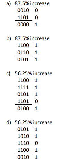 Solved For each string of data below, determine the EDC bits | Chegg.com