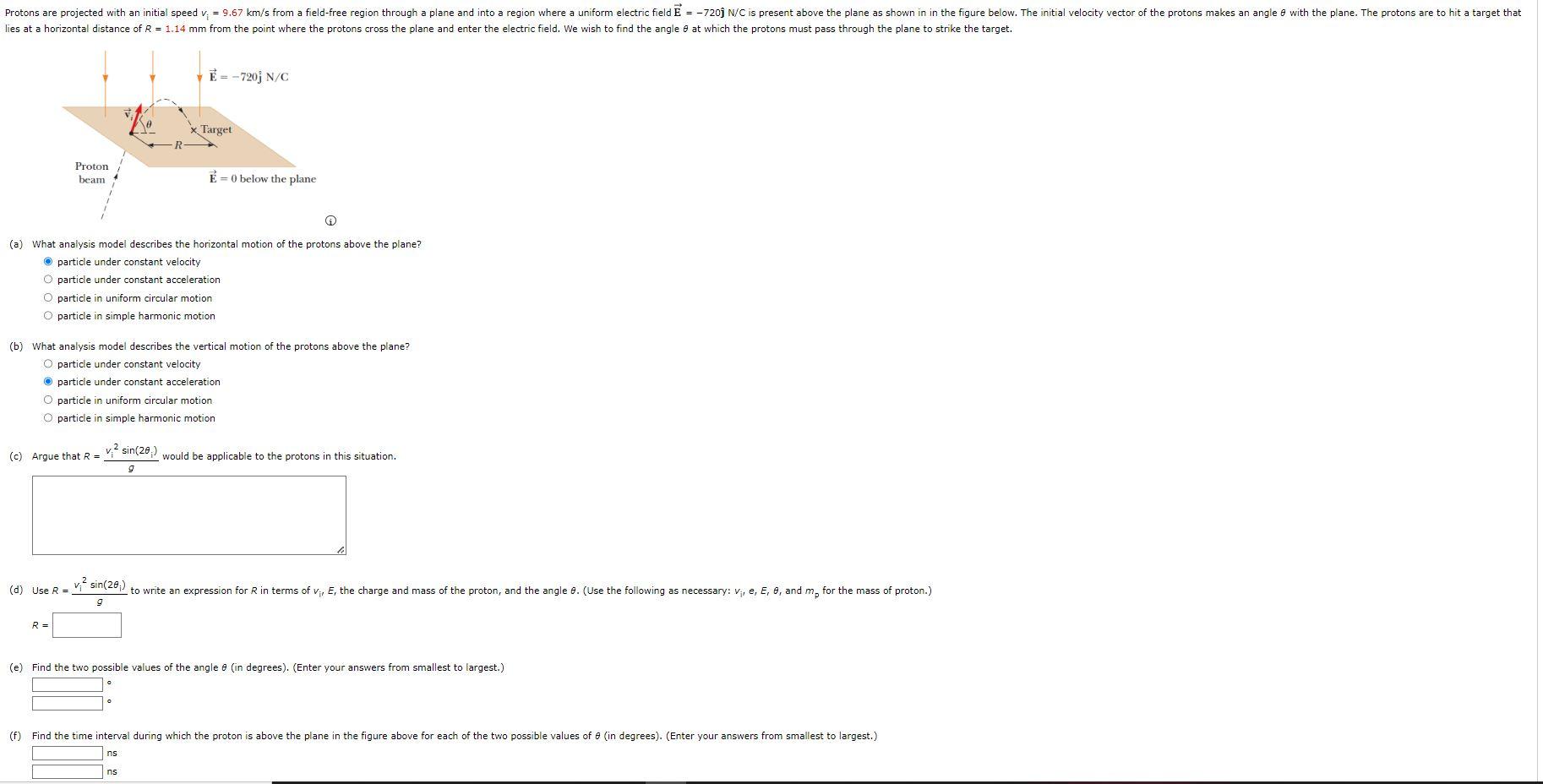 Solved (a) What analysis model describes the horizontal | Chegg.com