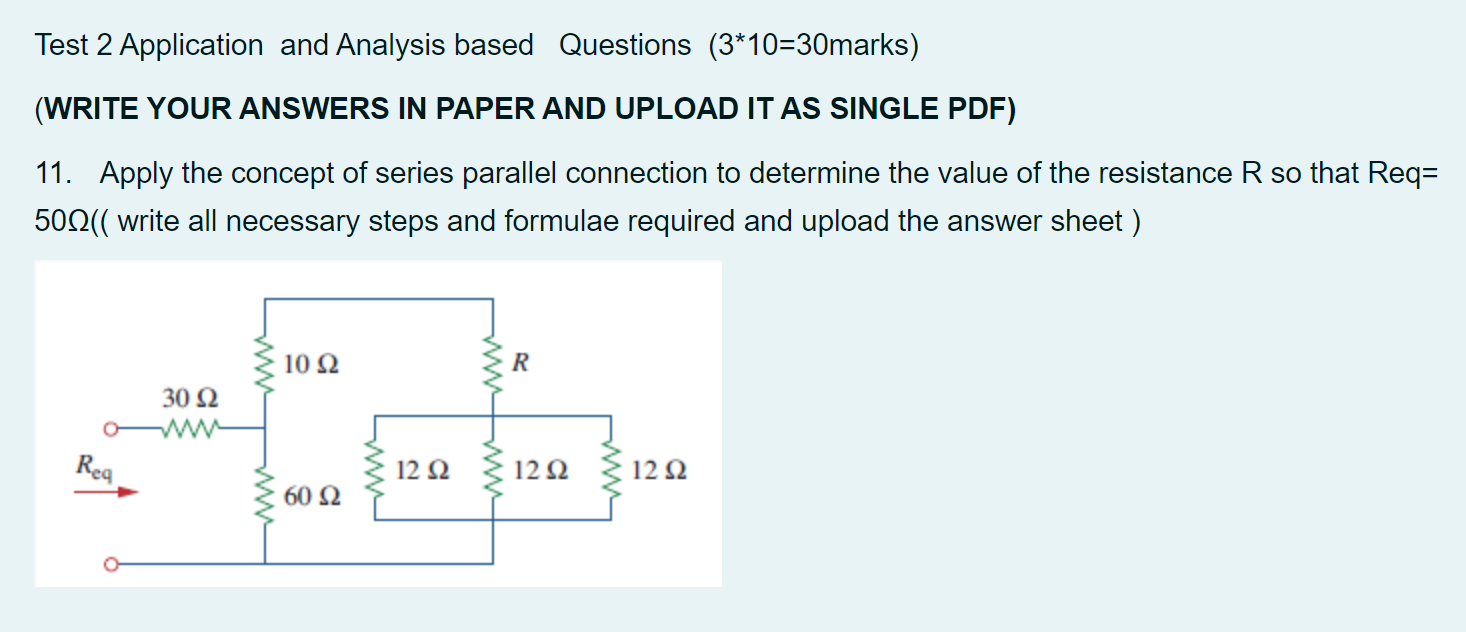 Solved Test 2 Application and Analysis based Questions | Chegg.com