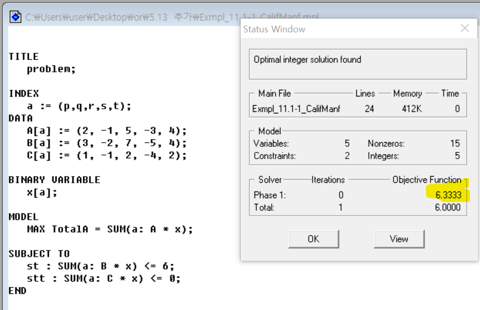 Use The Bip Branch And Bound Algorithm Presented In 