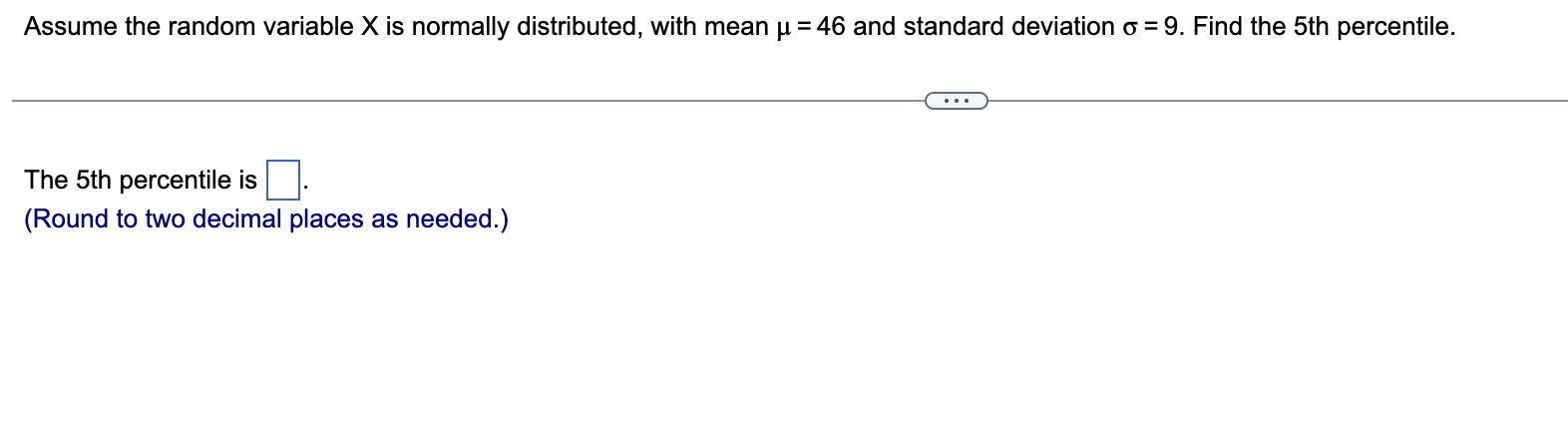 Solved Assume the random variable X is normally distributed | Chegg.com