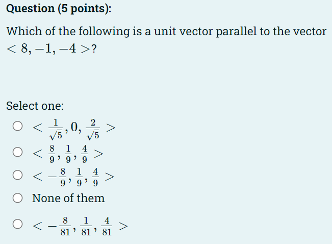 Solved Question (5 points): The distance from the point | Chegg.com