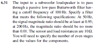 Solved Do problem 6.31 (6.32 in the 7th edition) using 0.1 | Chegg.com