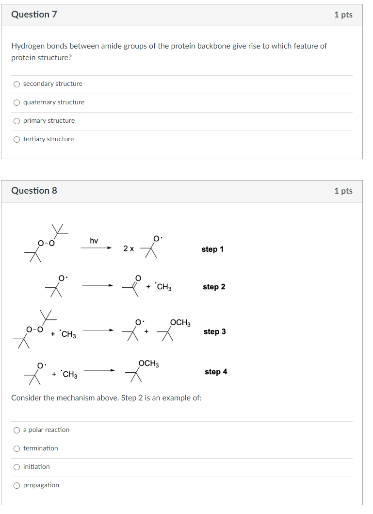 Solved Hydrogen bonds between amide groups of the protein | Chegg.com