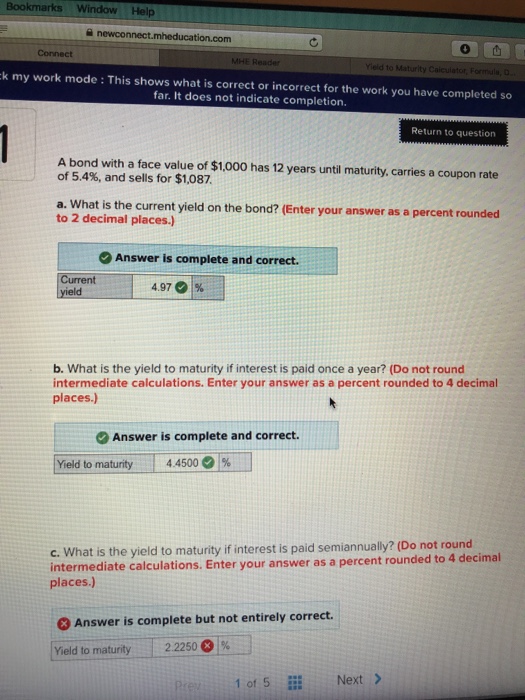 Solved Bookmarks Window Help on.com 0 Connect MHE Reader k | Chegg.com