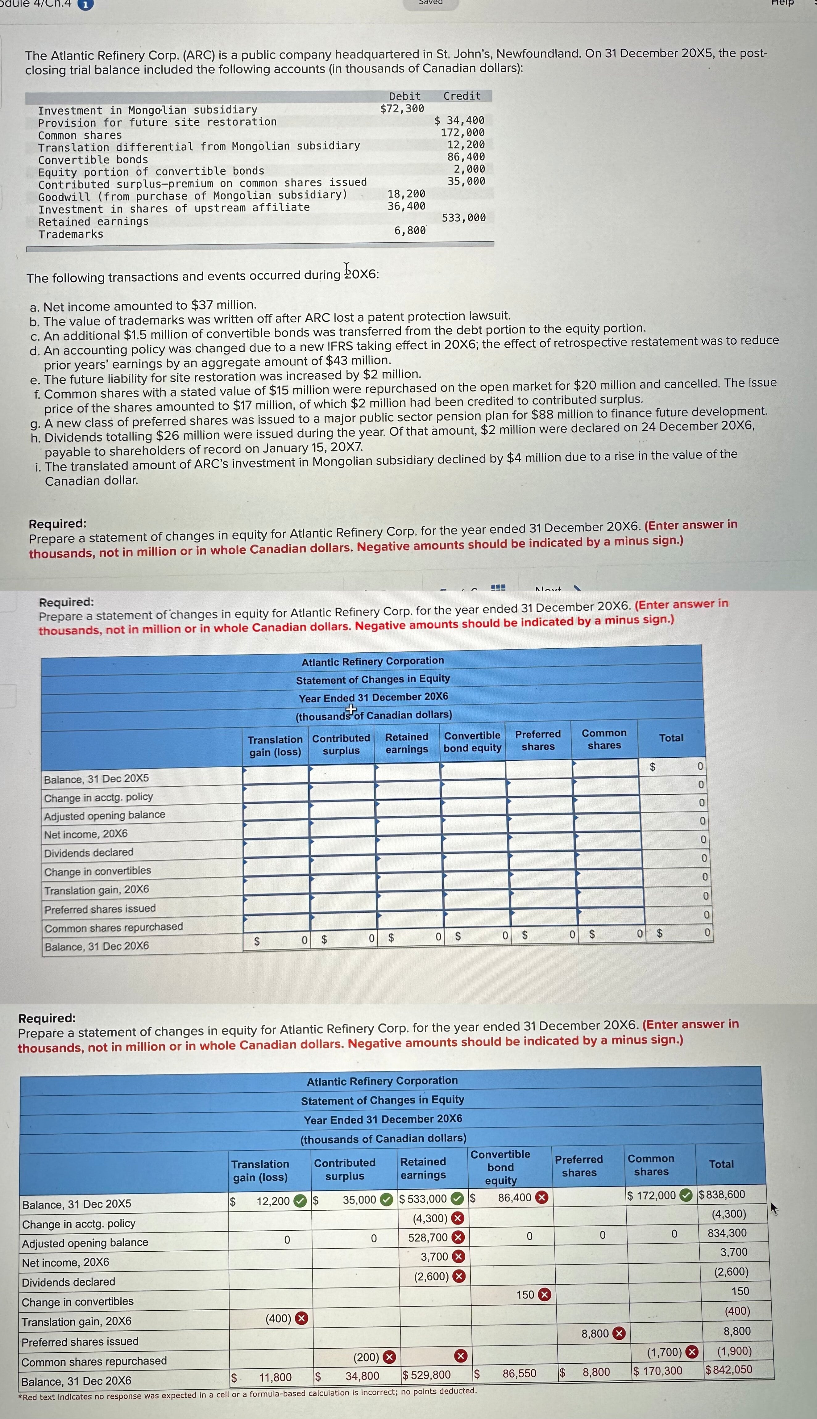 please answer in table format | Chegg.com