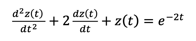 Solved z(0) = z'(0) = 1 - Show and plot the solution using | Chegg.com