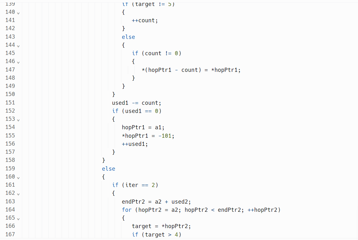 Solved \{ cout ≪⋆ hopPtr2