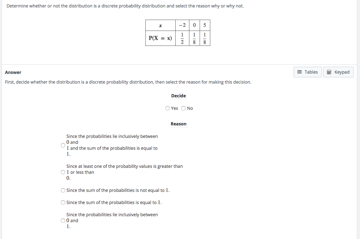 solved-determine-whether-or-not-the-distribution-is-a-chegg