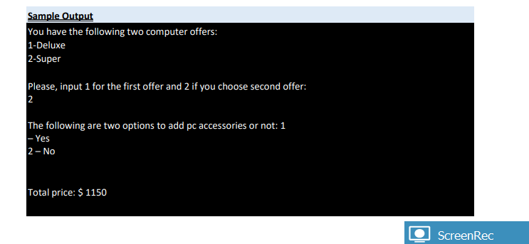 Solved Exercise 3 - Computer Store Exercise Objectives Using | Chegg.com