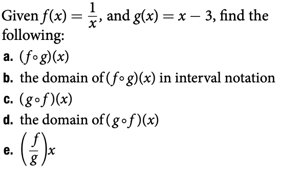 Solved For the following exercises, use each set of | Chegg.com