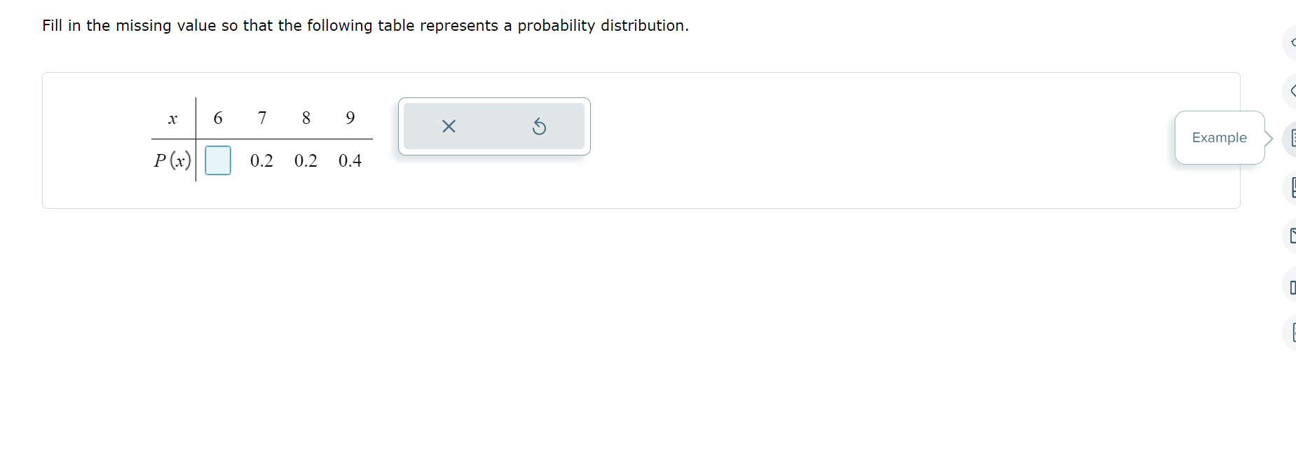 Solved Fill in the missing value so that the following table | Chegg.com