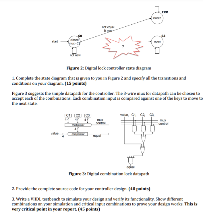 The purpose of this lab is to design and implement a | Chegg.com