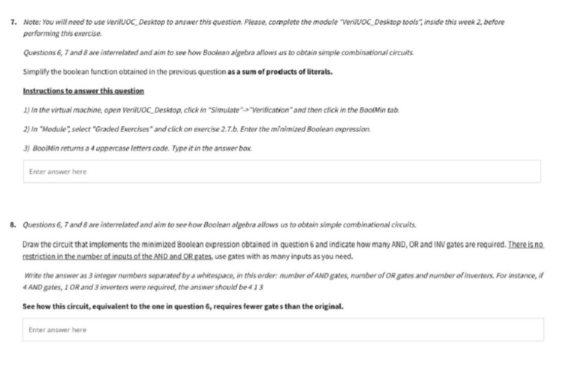 Solved 6. Questions 6, 7 and 8 are interrelated and aim to | Chegg.com