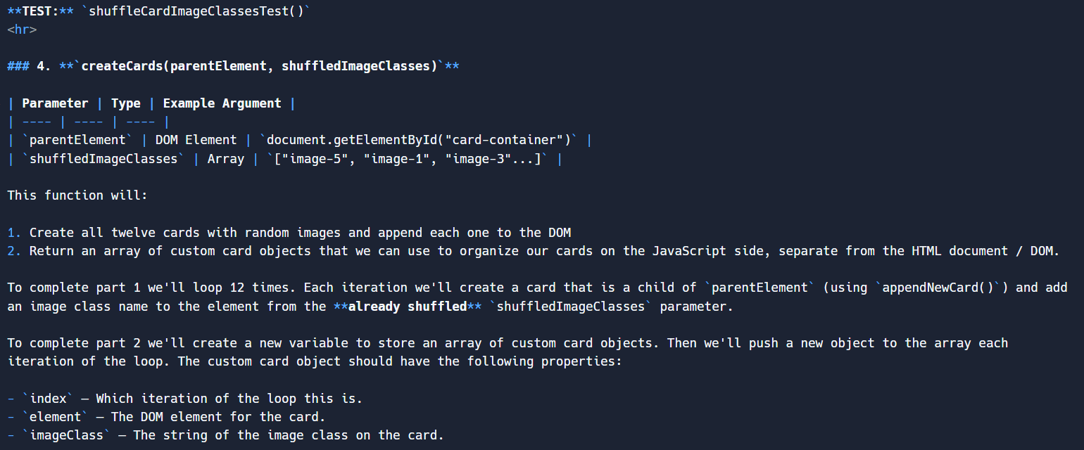 Solved # Portfolio Project: Match Game \#\# Contents - | Chegg.com