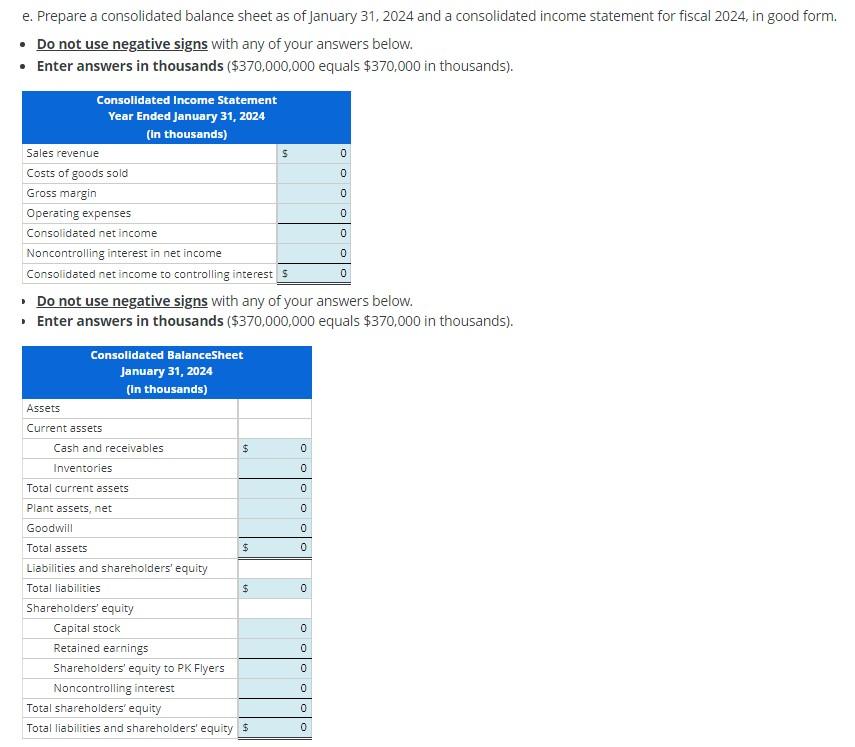 Comprehensive Consolidated Working Paper, | Chegg.com