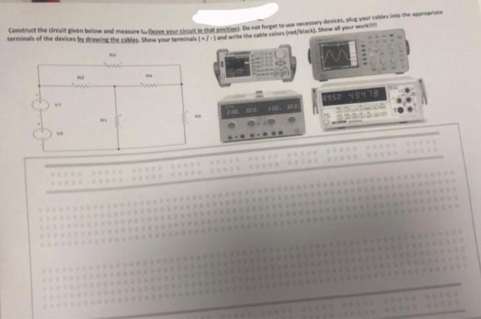 Solved terminals of the devices by drawing the cables. Show | Chegg.com